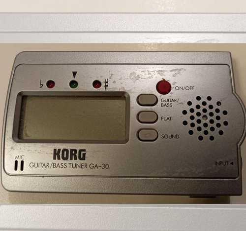 Korg guitar-bass tuner GA-30