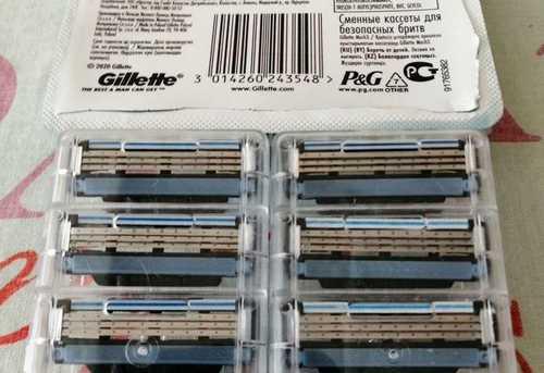 Продаю сменные кассеты Gillette mach3