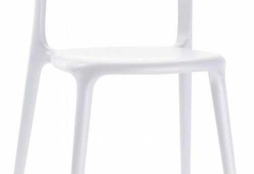 Кресло пластиковое Papatya Luna, белый, черный