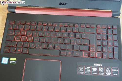Acer Nitro 5 AN517-51. "У"/ английcкая "Е"