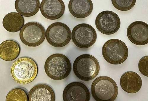 Юбилейные монеты 10 разные