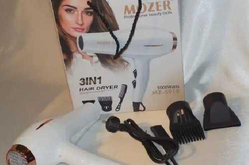 Фен для волос mozer 5000W проф. новый
