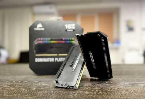 DDR4 Corsair Dominator Platinum 2X8Gb 3200MHz