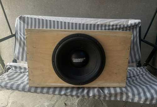 Продам сабвуфер sundown audio sa12 с коробом