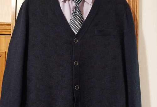 Кардиган для школы на 152-158 + рубашка + галстук