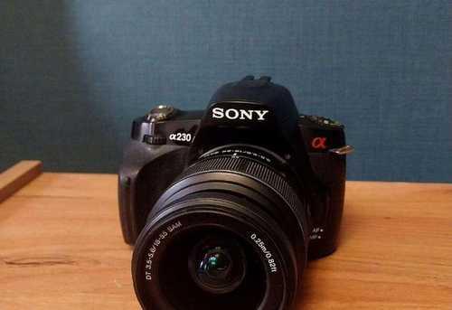 Зеркальный Фотоаппарат Sony+объектив