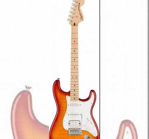 Электрогитара fender squier Affinity Stratocaster FMT HSS MN SSB