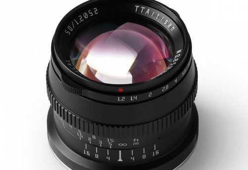 Объектив TTartisan 50 мм F1.2 APS-C для Canon EOS