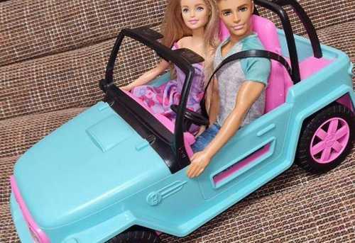 Барби и Кен с машиной