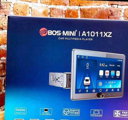 Магнитола Android 1din 10.1 дюйм (Арт.57732)