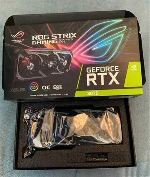 Asus ROG Strix GeForce RTX 3070 OC 8GB (не LHR)