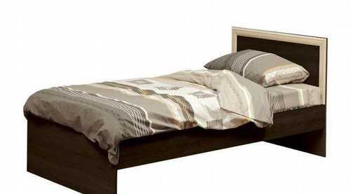Кровать одинарная 21.55 (шир. 900) с настилом (вен