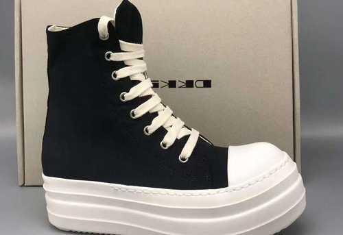 Rick Owens drkshdw Double Bumper Высокие Кеды