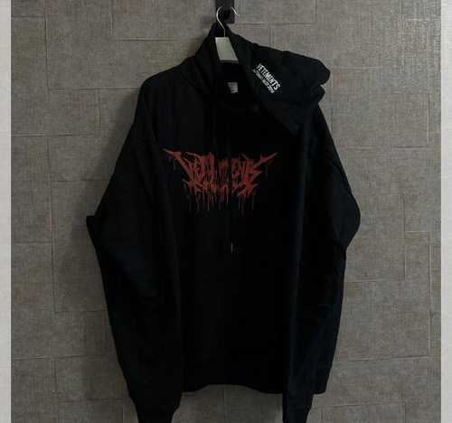 В Наличии Vetements metal tour hoodie худи