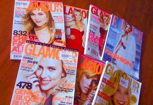 Журналы Glamour из Англии. Цена за все