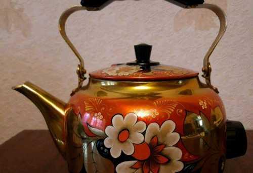 Электрический чайник с Хохломской росписью