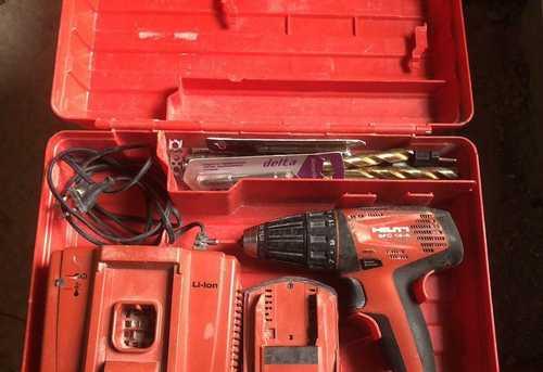 Аккумуляторная дрель шуруповерт Hilti 14A