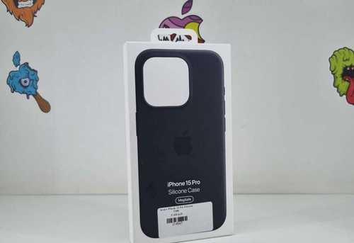 Чехол iPhone 15 Pro Silicone Case Black