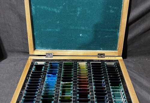 Набор образцов цветных оптических стекол