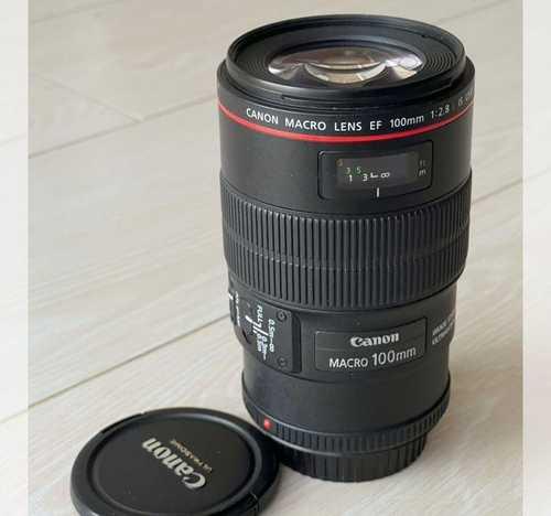 Объектив Canon EF 100mm f/2.8L Macro IS USM