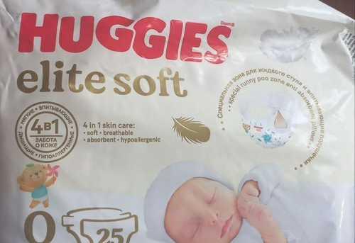 Подгузники Haggies elite soft 0