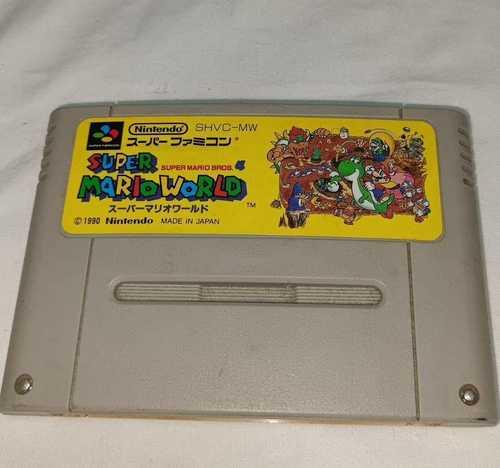 Super Mario World для Super Nintendo Famicom