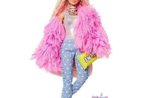 Кукла Barbie Экстра в розовой куртке