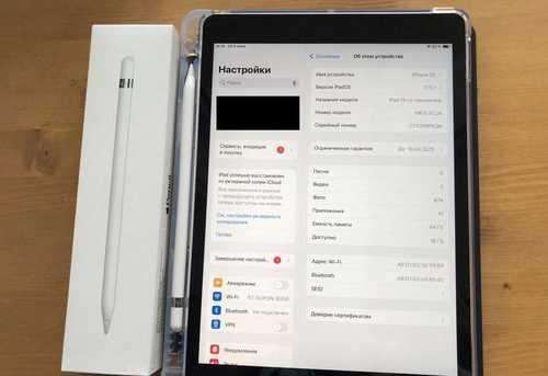 Apple iPad 10,2" (2021) Wi-Fi 64 гб + Стилус Apple