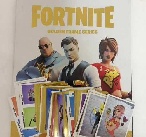 Наклейки для журнала Panini Fourtnite Golden Frame