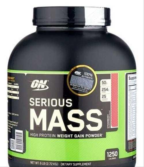 Гейнер Optimum Nutrition Serious Mass, клубника