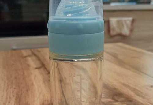 Бутылочка для кормления с ложкой-дозатором
