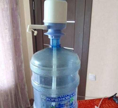 Водяная помпа с бутылкой 19 литров