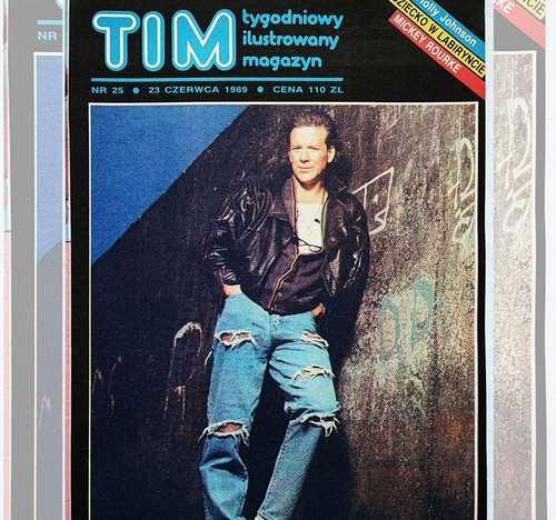 Журнал TIM №25, 1989 Микки Рурк Холли Джонсон Шер