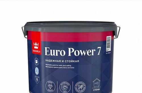 Краска Tikkurila Euro Power 7 моющаяся основа А 9