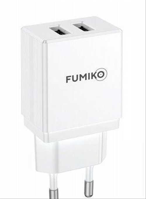 З/У Fumiko CH04 2USB 2.4А белое (Новое)