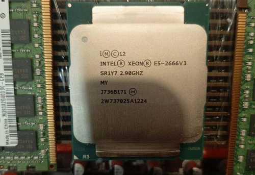 Комплект X99+Xeon 2666v3+32гб DDR4озу
