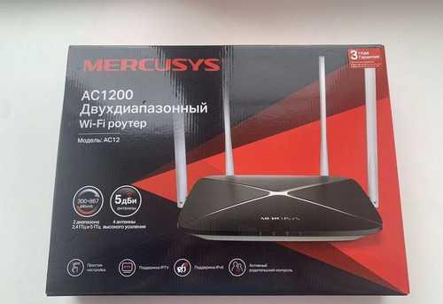 Двухдиапазонный Wi-Fi роутер mercusys AC12 AC1200