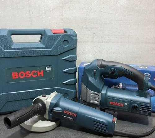 Набор Bosch: Лобзик + Болгарка 125 с регулировками