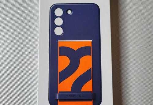 Чехол на Samsung S22 Silicone with Strap оригинал