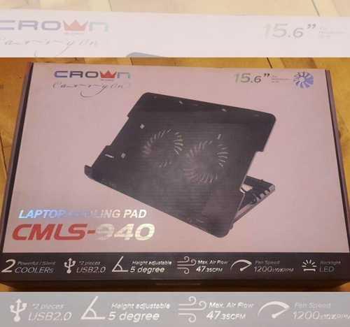 Подставка для охлаждения Ноутбука Crown cmls-940