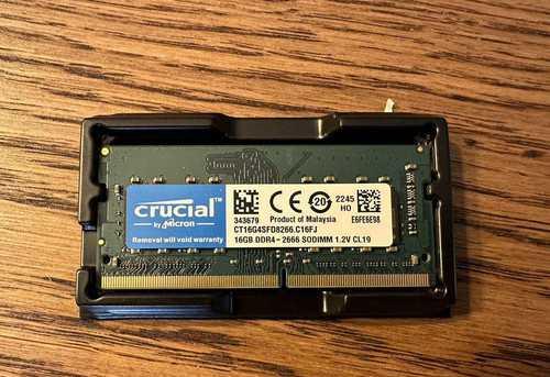 Sodimm DDR4 Crucial CT16G4SFD8266 16GB