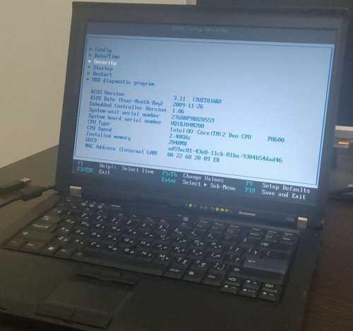 Ноутбук Lenovo Thinkpad T400
