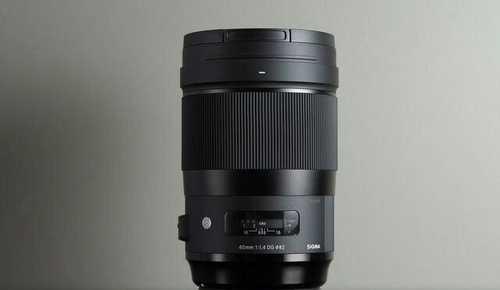 Sigma 40mm f/1.4 DG HSM Art Canon EF как новый