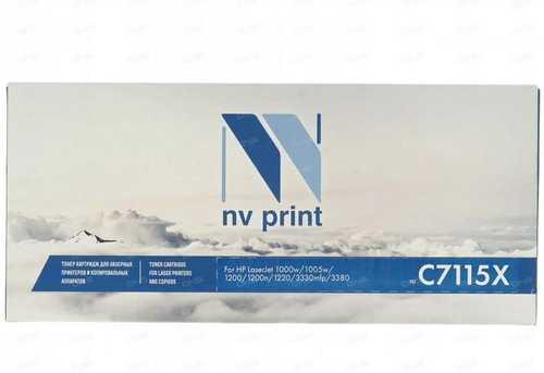 Картридж лазерный NV Print C7115X черный, с чипом