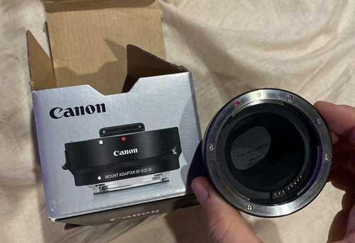 Переходник Адаптер крепления Canon EF-EOS M