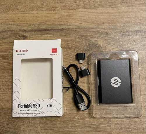 Портативный жесткий диск hp 4 Tb новый