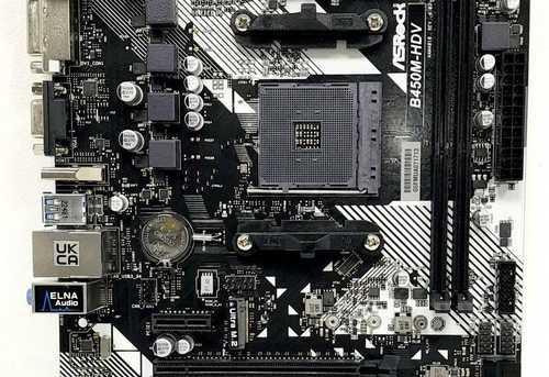 Матплата AsRock B450M-HDV R4.0, socket AM4