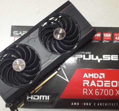 Видеокарта AMD Radeon rx 6700 xt