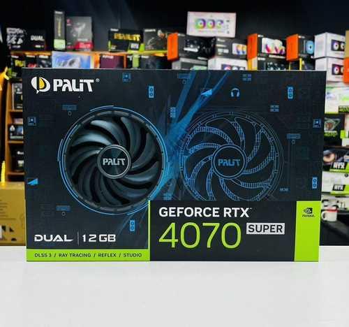 Новая Palit dual OC RTX4070Super