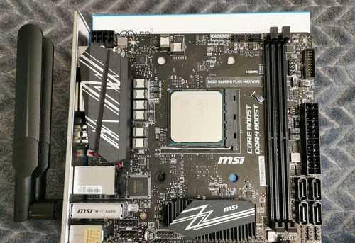 MSI B450i Gaming Plus Wifi + Ryzen 5600 (6\12)